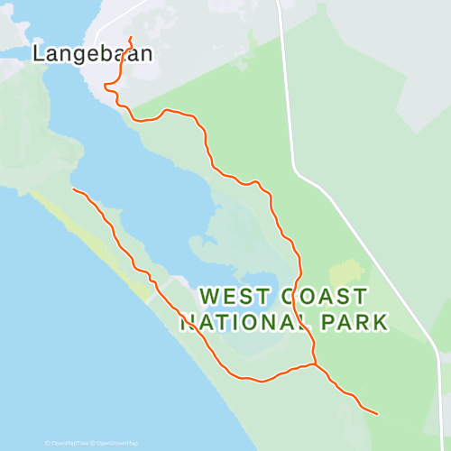 Langebaan Lagoon Cycle Challenge | 80.0 km Road Cycling Route on Strava