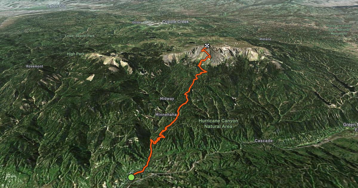 Pikes Peak Ascent Race -1st place 🥇50-54 AG | Strava