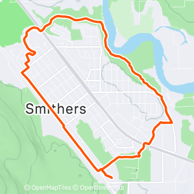 Smithers' Perimeter Trail | 5.9 mi Backcountry Skiing Route on Strava