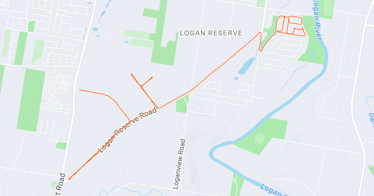 Logan Reserve map 6 | Strava