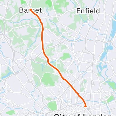 from Barnet | 17.4 km Cycling Route on Strava