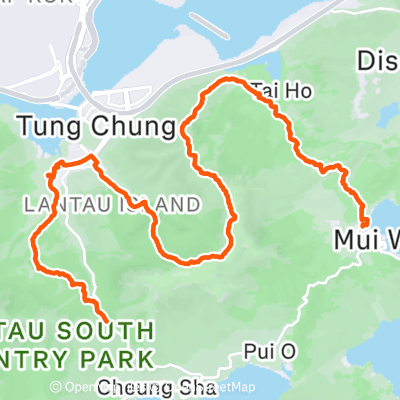 TransLantau 100 Recce #3 | 22.7 km Running Route on Strava