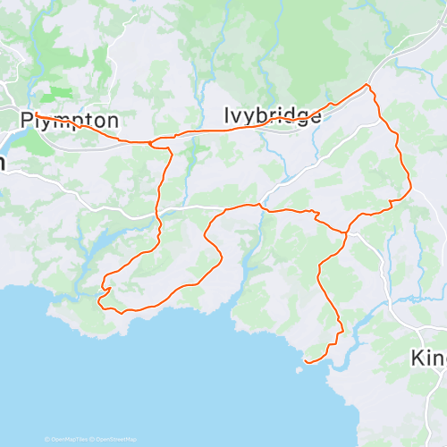 Noss Mayo & Bigbury | 81.5 km Cycling Route on Strava