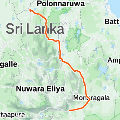 Dambulla - Wellawaya | 203.6 km Cycling Route on Strava