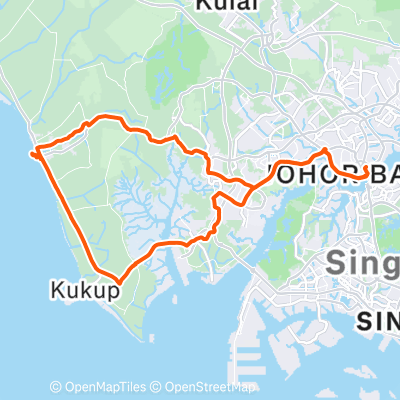 Kukup, Pontian | 125.6 km Cycling Route on Strava