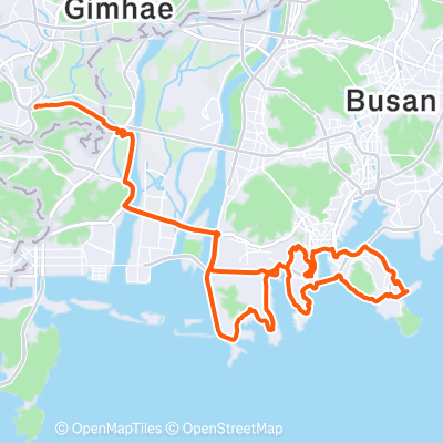 부산 투어 | 90.6 km Cycling Route on Strava