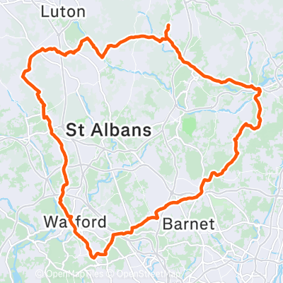 Codicote/ Vanstones GC | 104.3 km Cycling Route on Strava