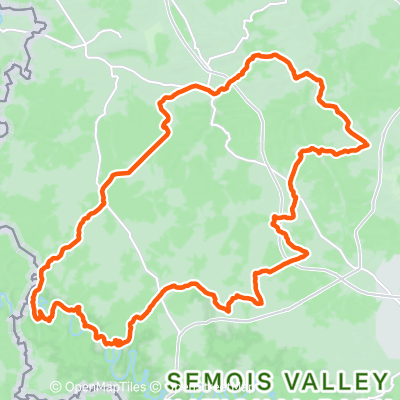 avec filleul 27/01 | 134.1 km Cycling Route on Strava
