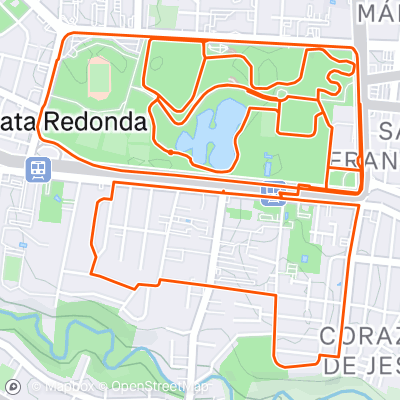 20km sabana | 19.3 km Running Route on Strava