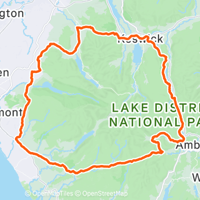 Aldo's Lakeland Loop Cycle | 110.7 km Cycling Route on Strava