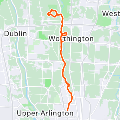 Olentangy trail north with two neighborhood crit loops | 26.2 mi ...
