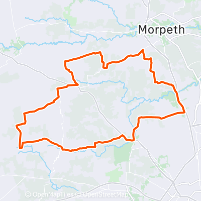 Stan'ton Matfen loop 40.15M | 40.1 mi Cycling Route on Strava